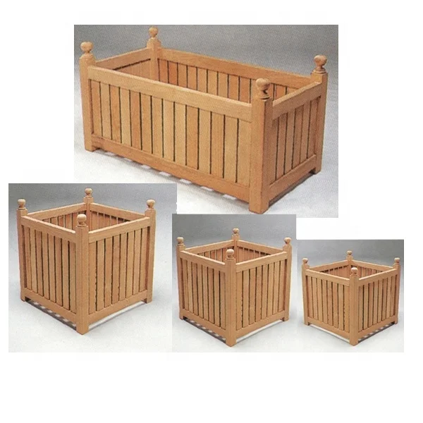 Patiomacetas Teak Wood Planters - Durable Outdoor Solutions