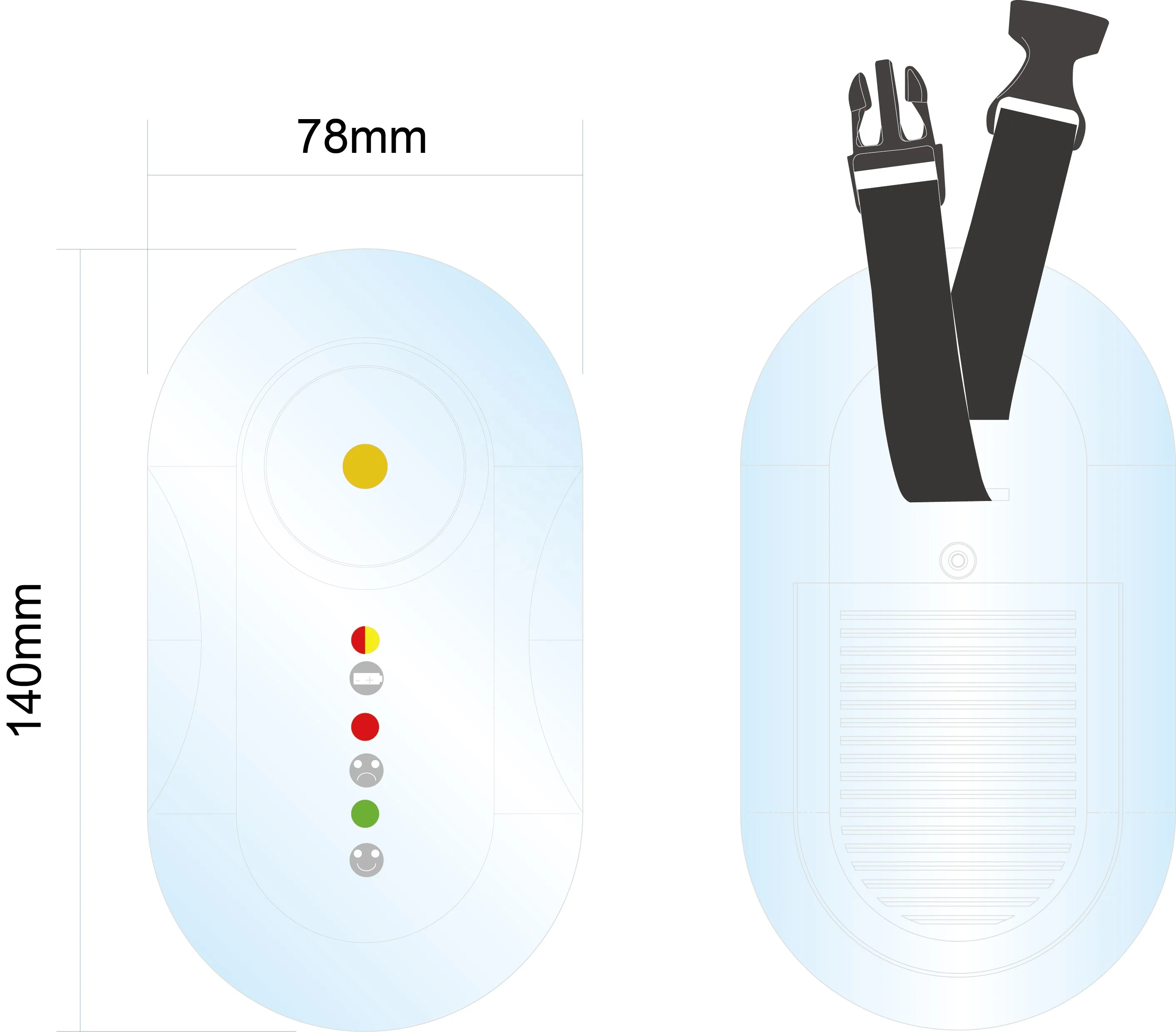 Temperature Alerts Smart Camera Baby Monitor & Floor Stand, Sensor ...
