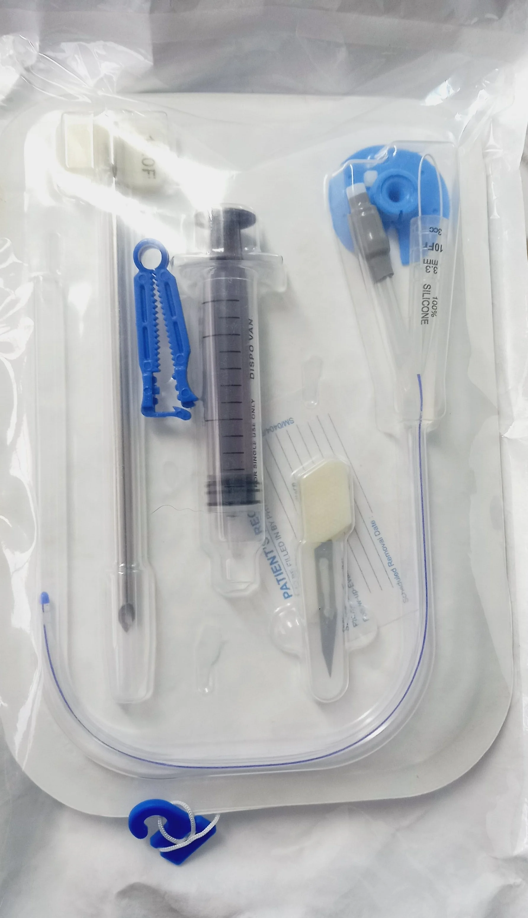 Disposable Suprapubic Catheterization Set Sistofix Double Triple Lumen ...