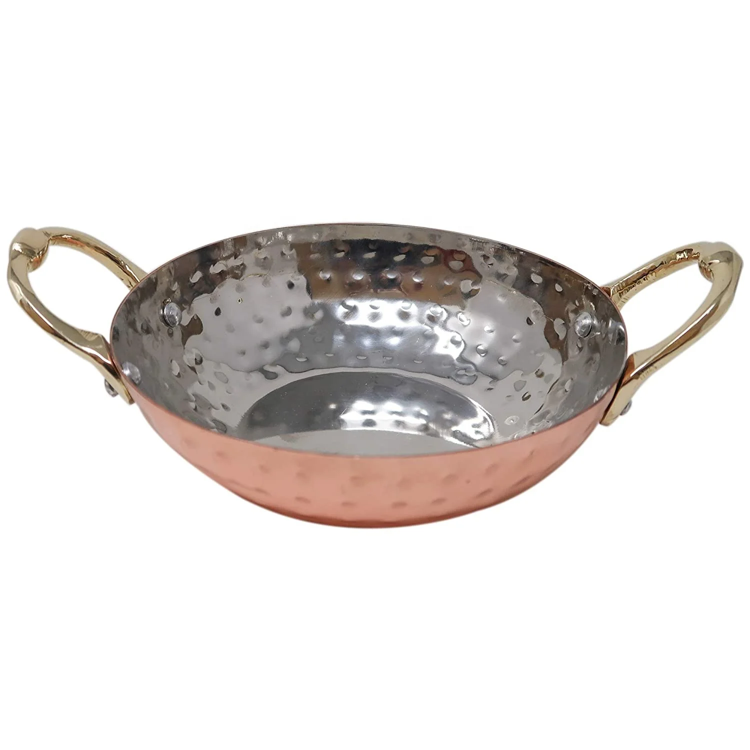 Copper Sauce Pan Sauce Pan Copper Hammered Cookware Set 5 Piece Triple ...