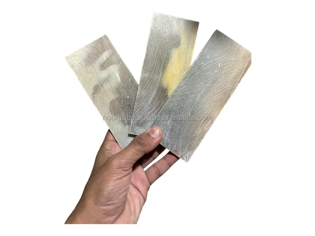 White Buffalo Horn Knife Handle Scales Set For Knifemaking - Knife ...