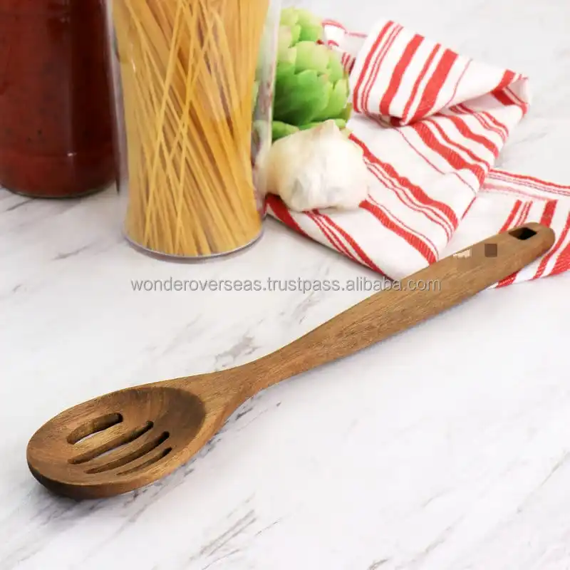 Antique Large Wooden Soup Spoons Serving Spoons Wooden for Coffee/Tea ...