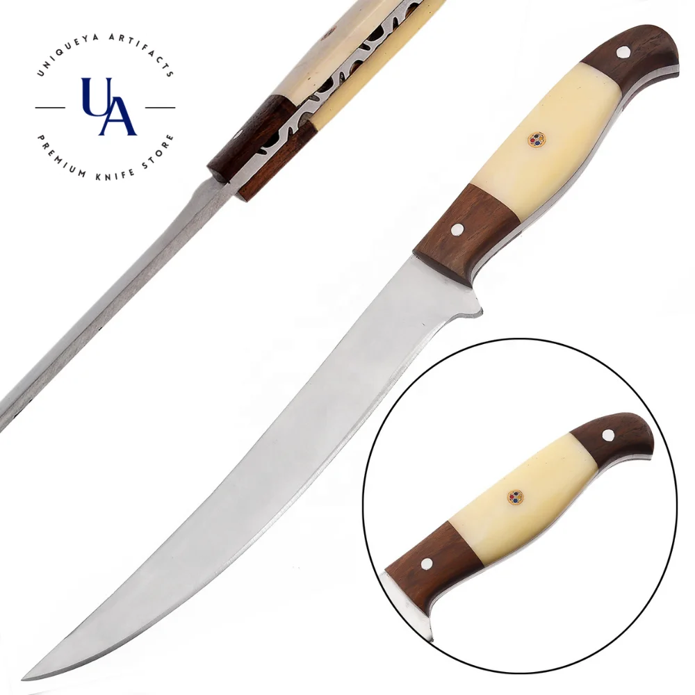 Fillet Knife Custom Made German J2 Steel Fishing Fillet Knife - Buy ...