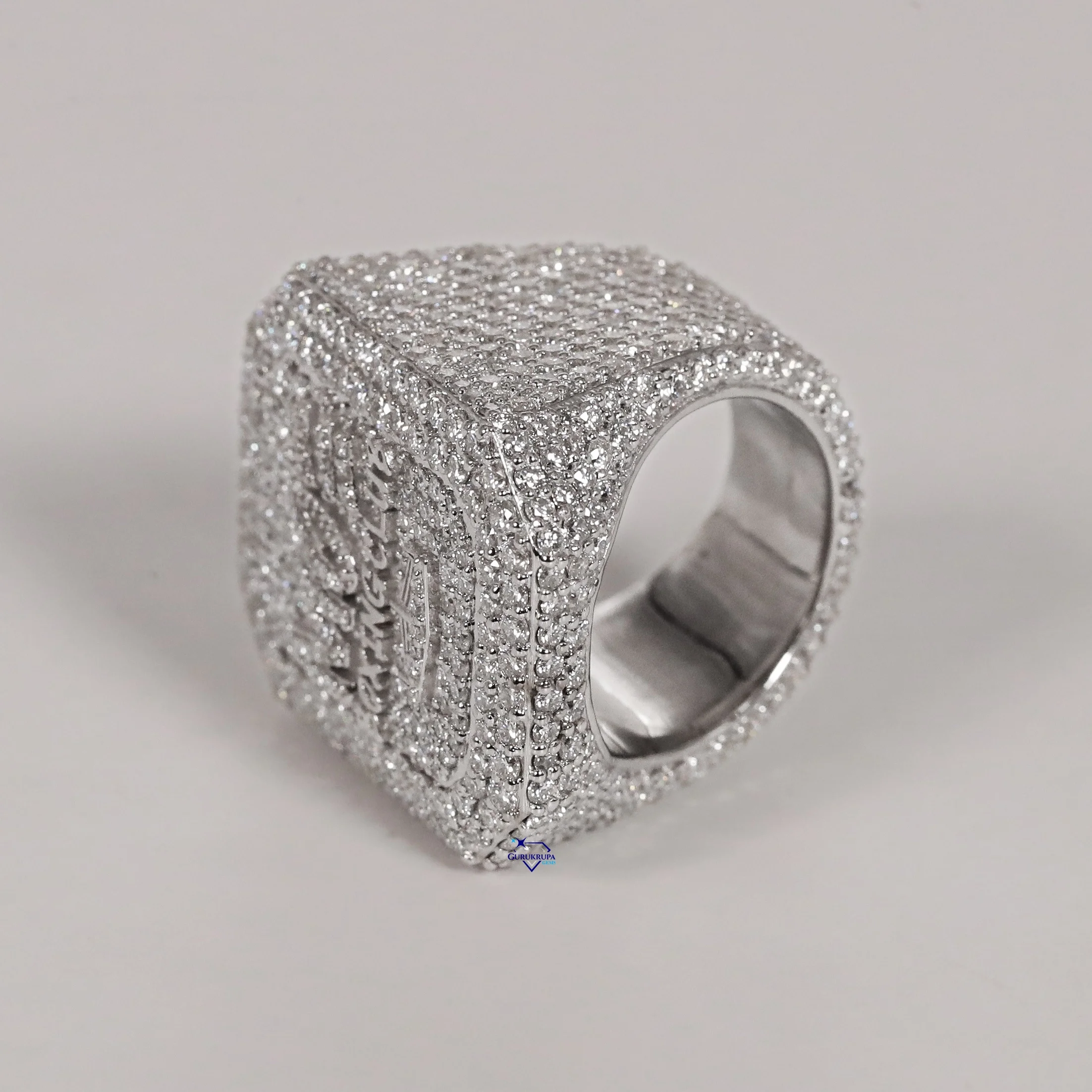 Experience Exclusivity With Our Hip Hop Style 925 Sterling Silver Ring ...