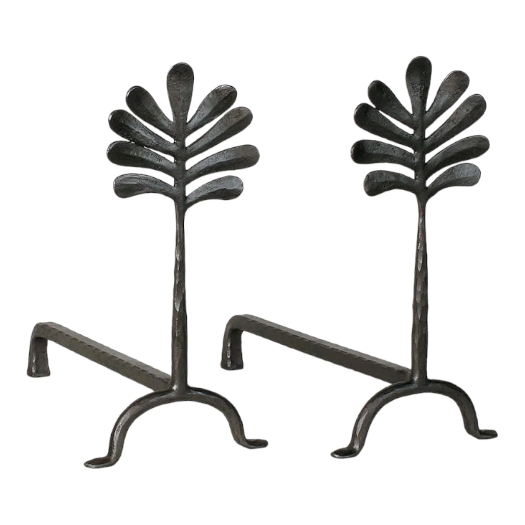 Contemporary Style Antique Iron Andirons For Outdoor Indoor Fireplace ...