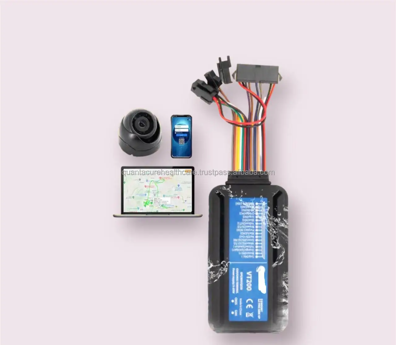 Qc Vt02 Waterproof Geo Gos Vehicle Bike Motorbike Tracking Device ...