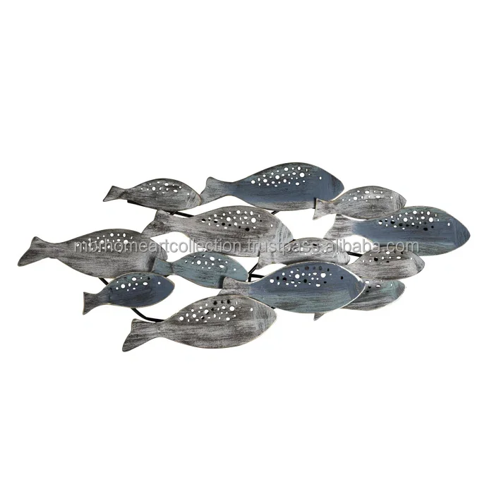 Latest Design Metal Fish Art Living Room Home Decor Luxury Sculpture ...