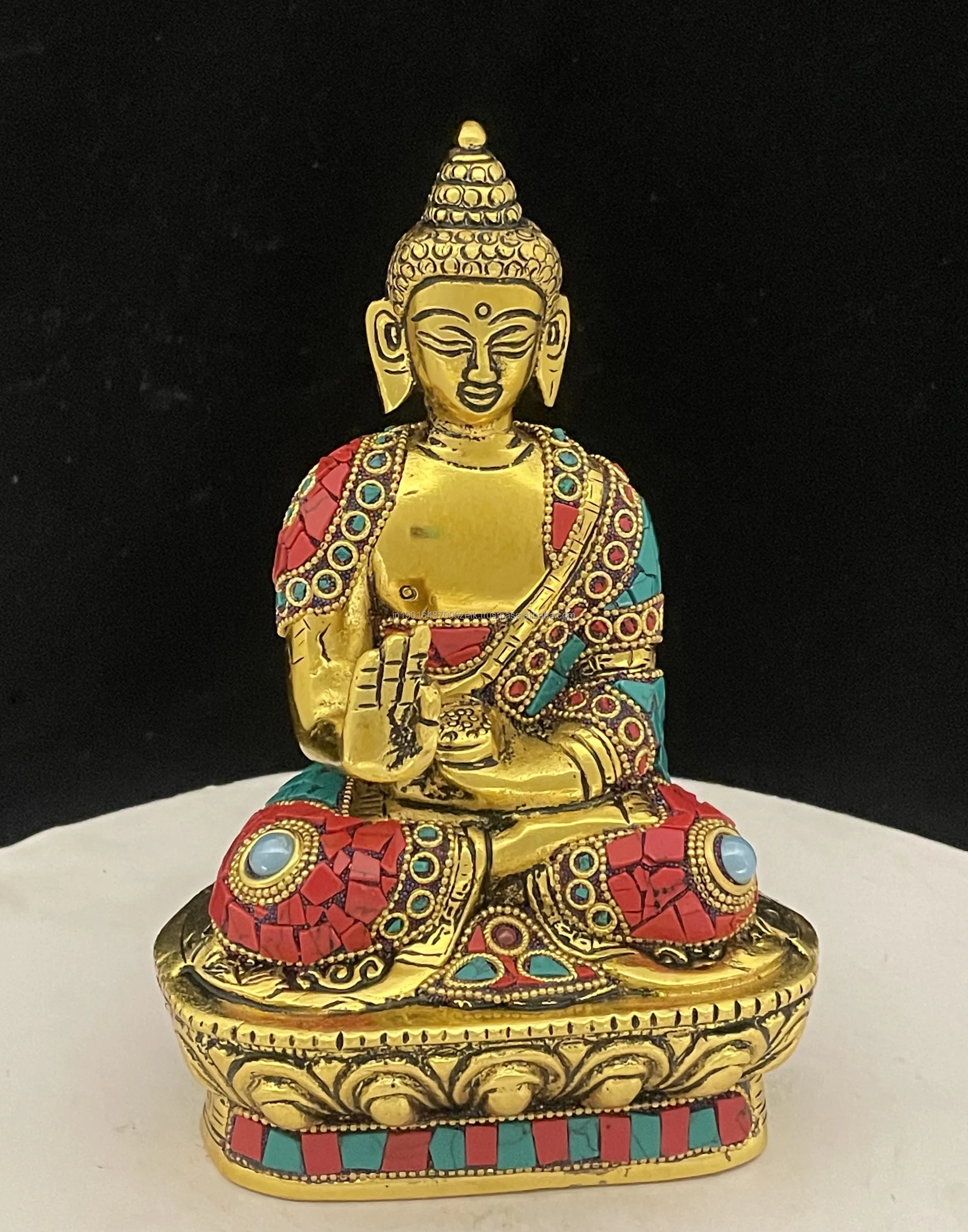 New Arrival Handmade Gold Plated Buddha Recine For Home Decoration ...