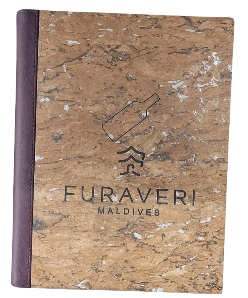 Wooden Menu Folder with Beautiful Design Laser Cut and logo Engraved ...
