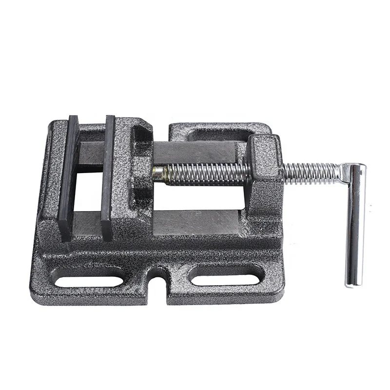 ROKTOOLS Drill Press Vise 3 Inch Machine Vice US Type Robust Cast Iron ...