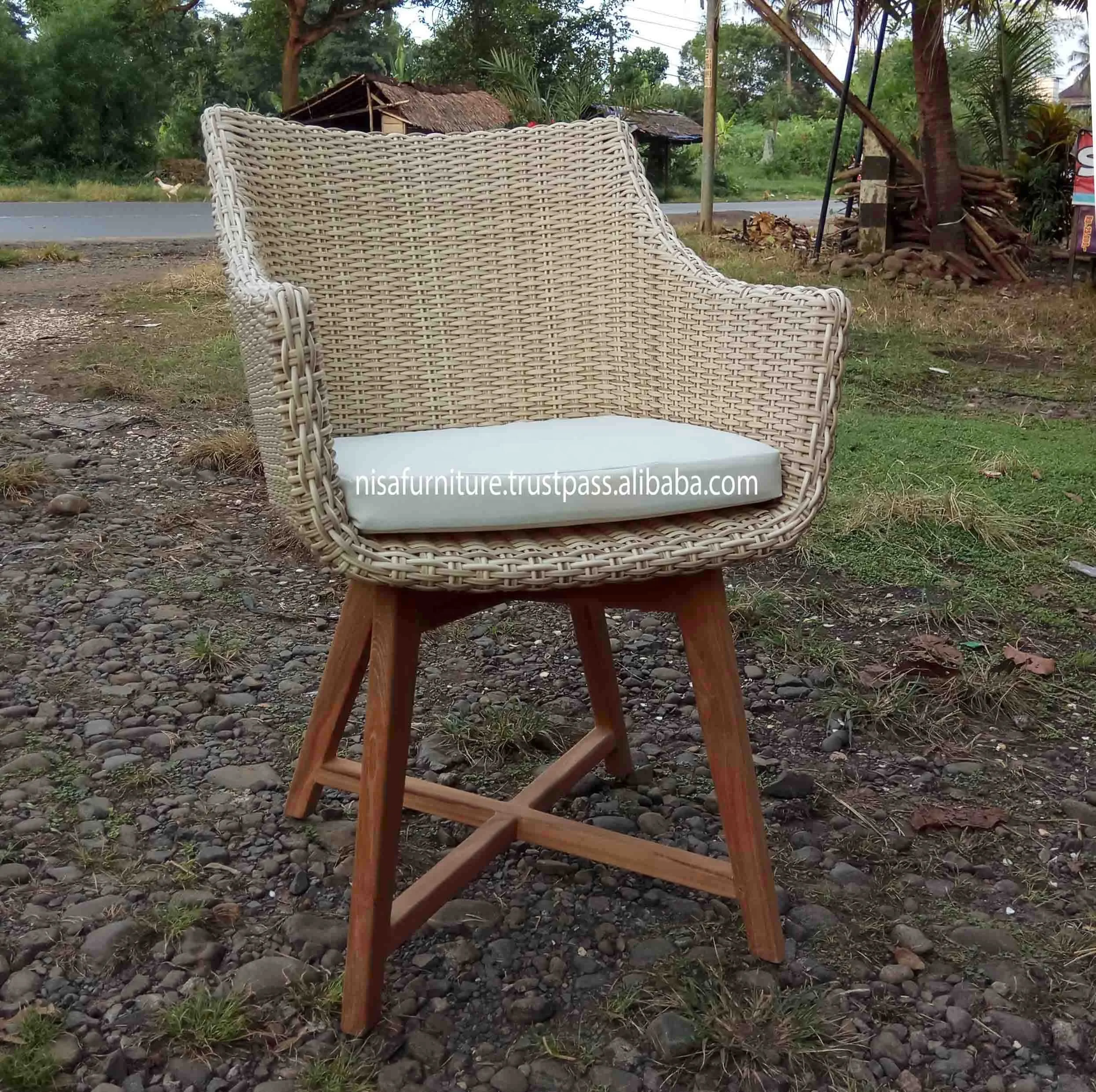 Outdoor Garden Teak Wood Rattan Wicker Chairs Price Furniture