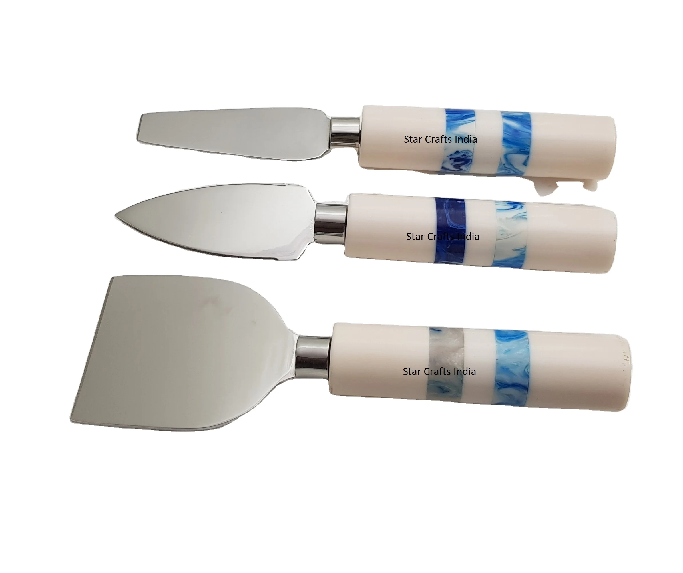 High Quality Kitchen Dotted Cheese Utensils Resin Made Creative Handle ...