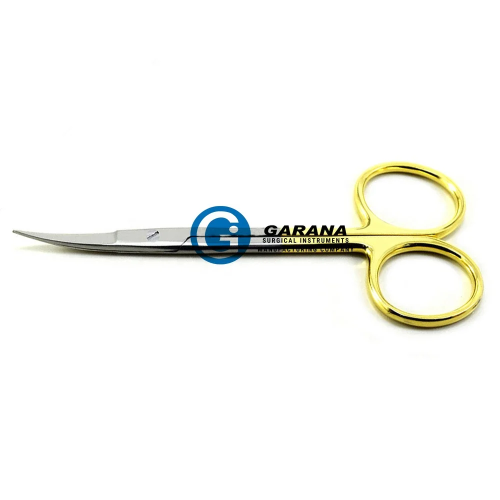 Iris Scissor 11.5 Cm Curved Micro Surgical Scissors Curved Tip Iris ...