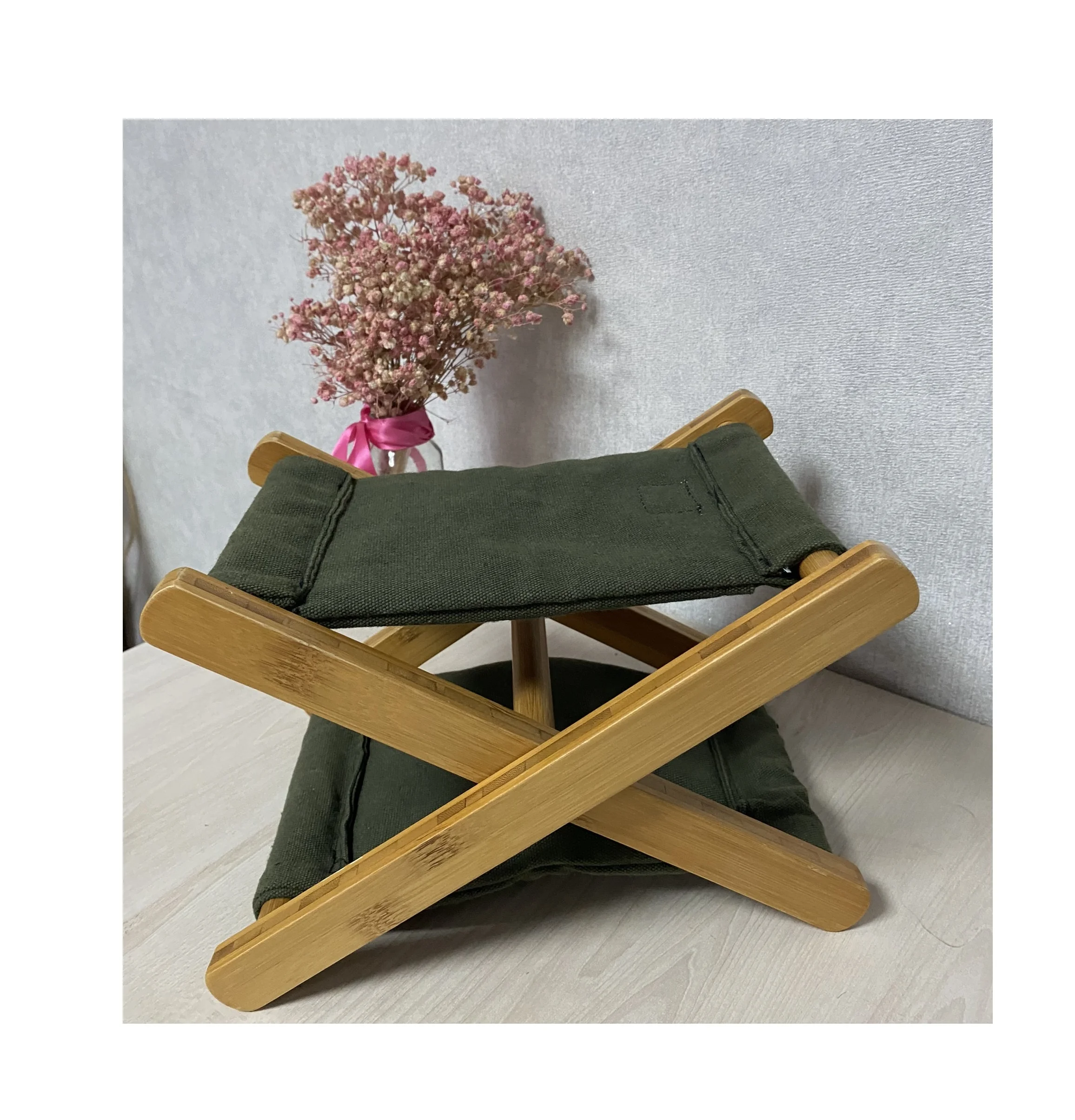 Vietnam Outdoor Natural Bamboo Frame Beach Headrest with Fabric Use for ...