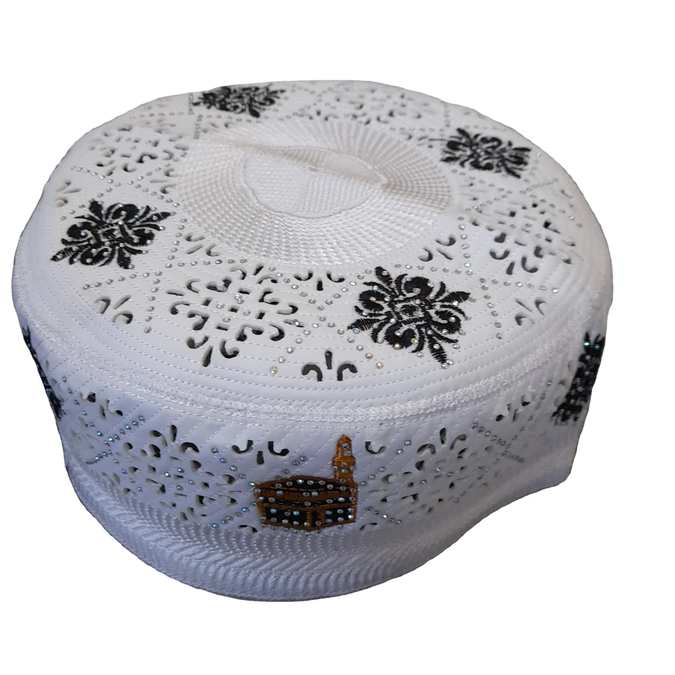 New Hat for Men Muslim Prayer Hats Ramadan Beanie Cap Islamic Prayer ...