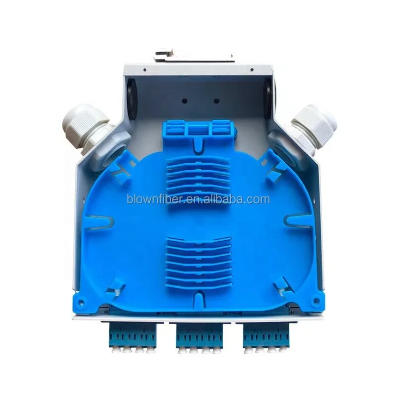 Din Rail Mounted Fiber Optic Terminal Box For Fiber Connection And ...