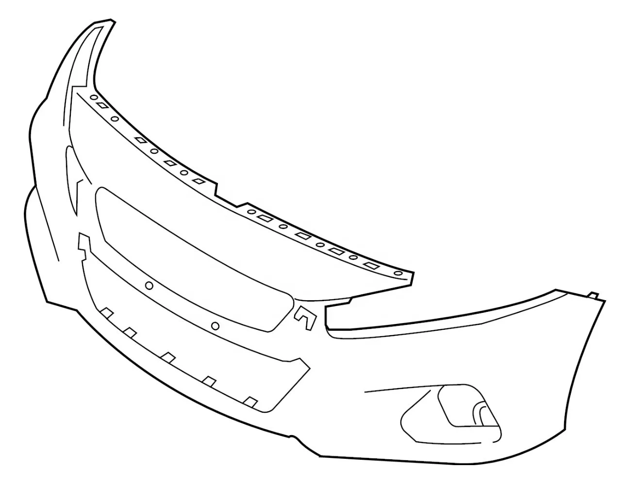 Nissan Altima 2013 Front Bumper - AMISTAD Car Body Spare Parts