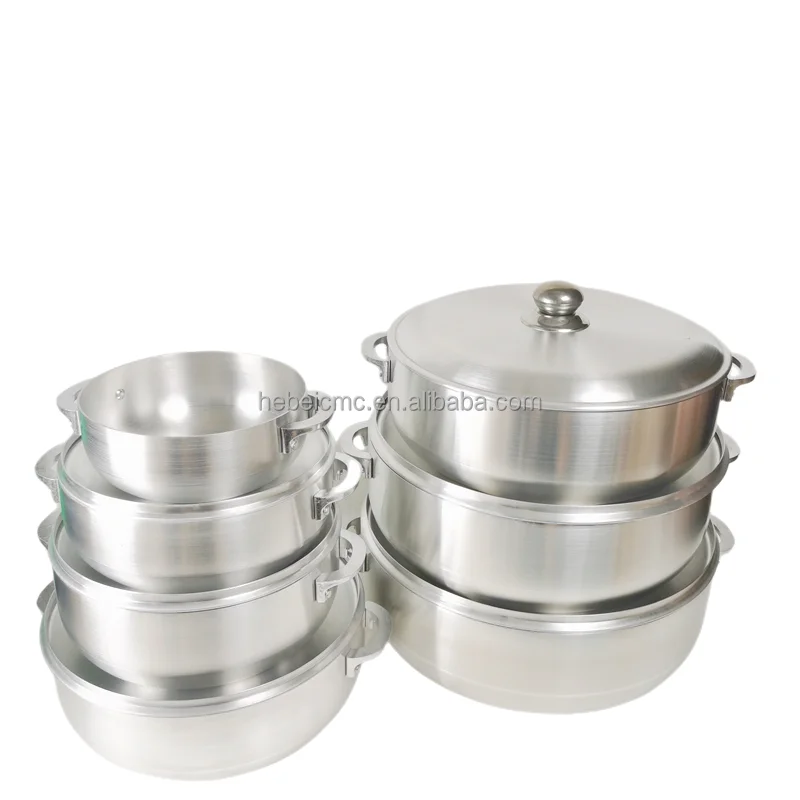 Best-selling Kitchen 7-piece Aluminum Cookware Set Cooking Pot With ...