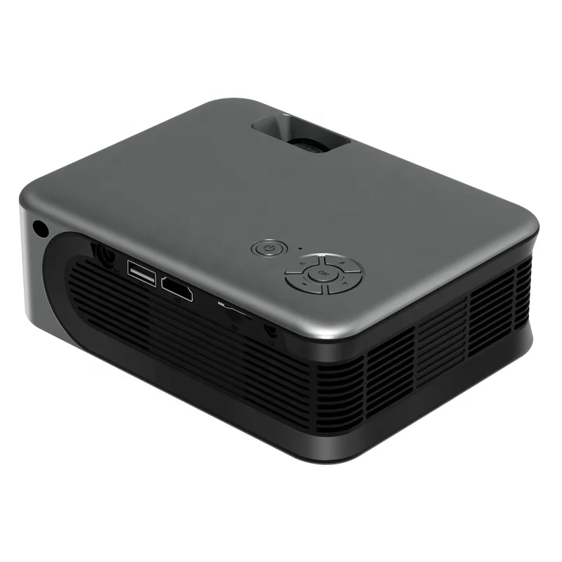 Aun Mini Projector Smart Tv Wifi Portable Home Theater Cinema Battery ...