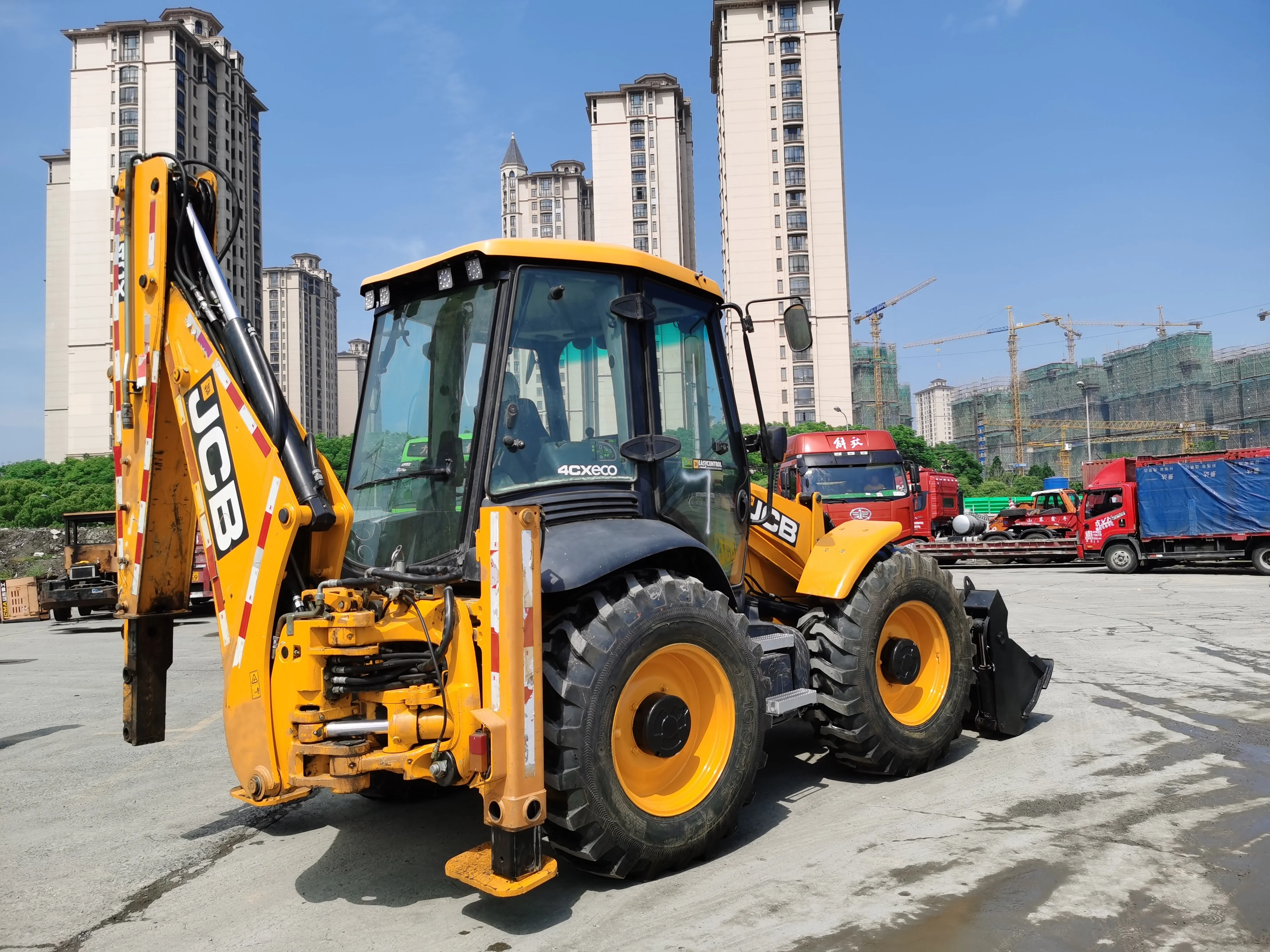 Used Original Backhoe Loader Jcb 3cx/jcb 4cx Case 580 Heavy Equipment ...