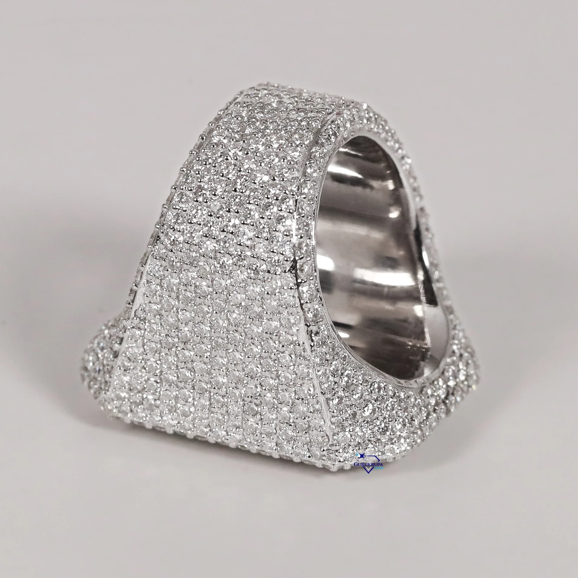 Experience Exclusivity With Our Hip Hop Style 925 Sterling Silver Ring ...