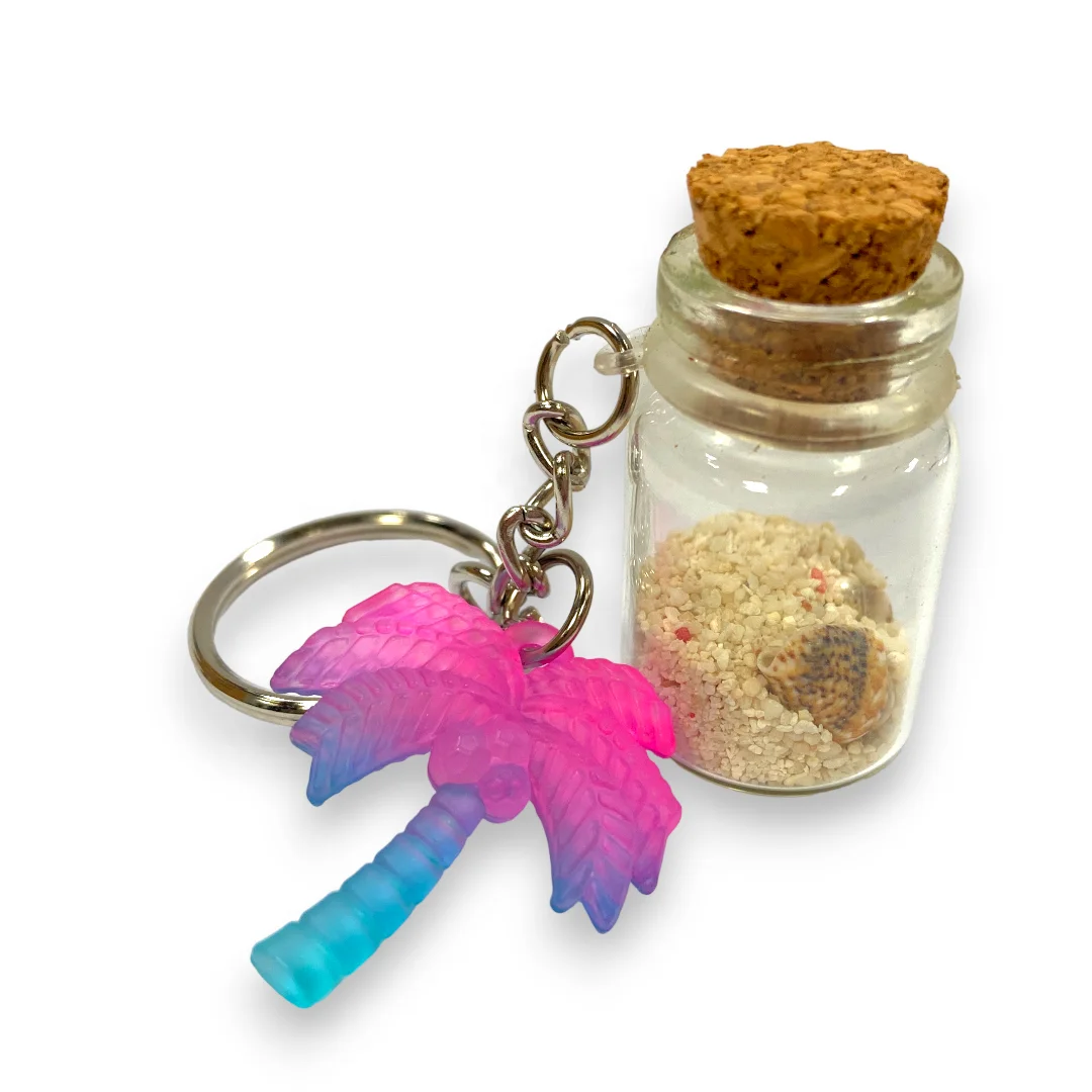 Colored Sand Bottle Keychain Logo Printable Wholesale Promotional Ideas ...