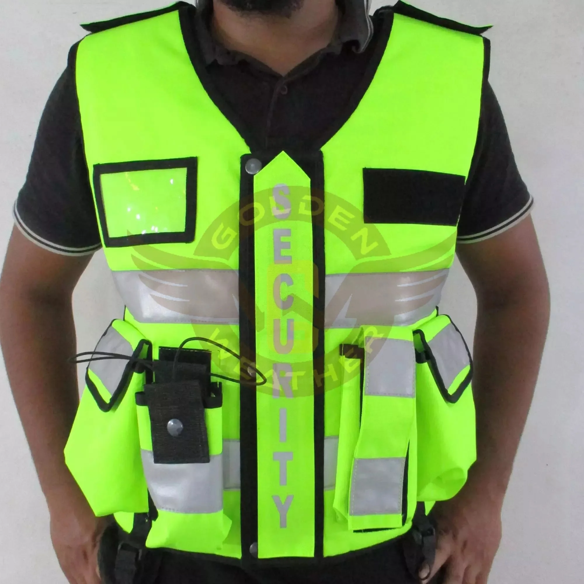 Security Reflective Vests - High Visibility & Customizable