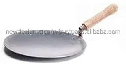 Iron Roti Tawa With Wooden Handle For Cooking Chapati Bread Roti ...