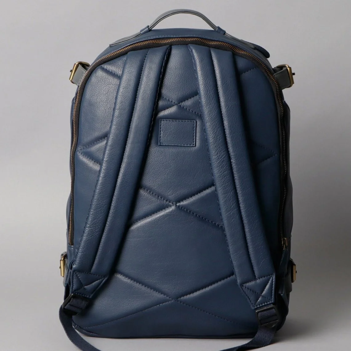 Premium Leather, Stylish Blue Leather Backpack BagPack Fashion Large ...