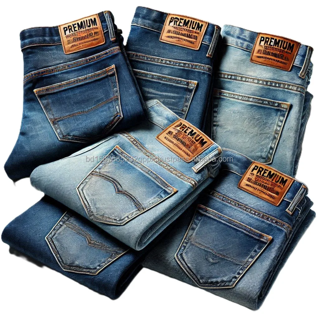 High Quality Men's Denim Jeans Pants Ready Stock in Bulk Lot Branded ...