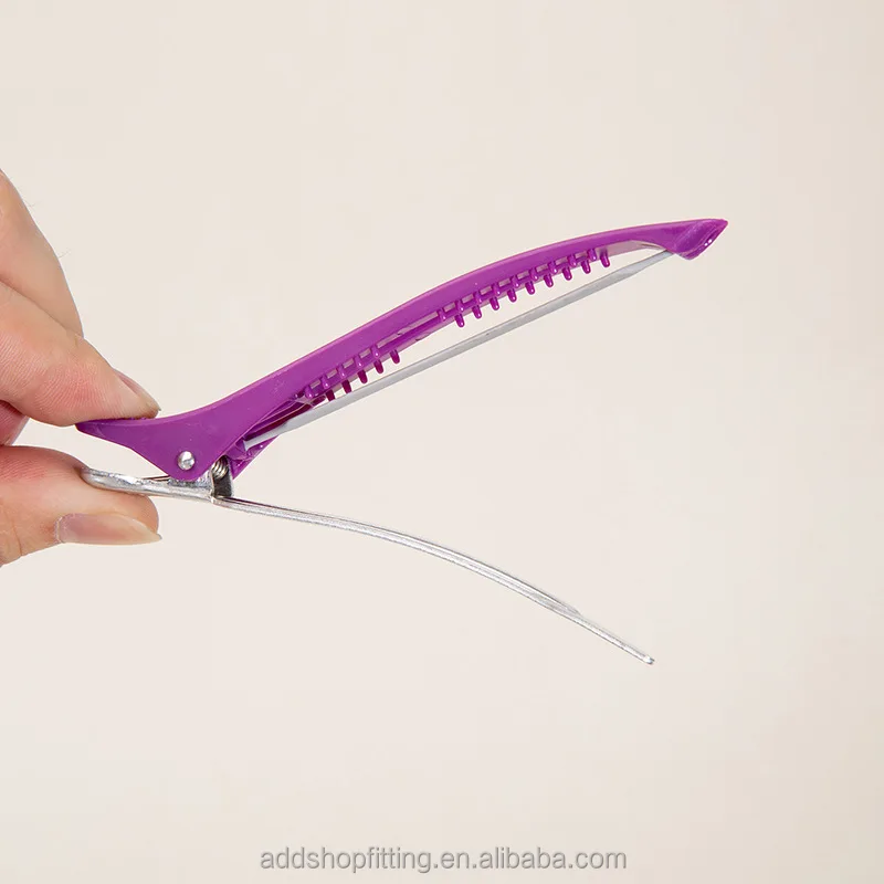 11cm Multiple Color Hair Sectioning Clips For Hair Salon - Buy Plastic ...