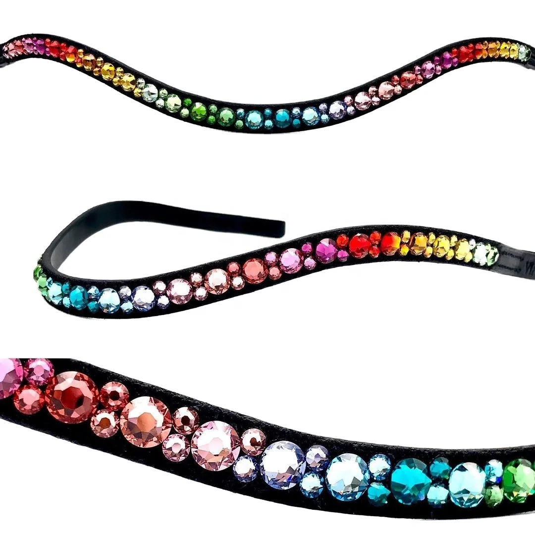 Shop Our Premium Quality Leather Browbands with Crystals