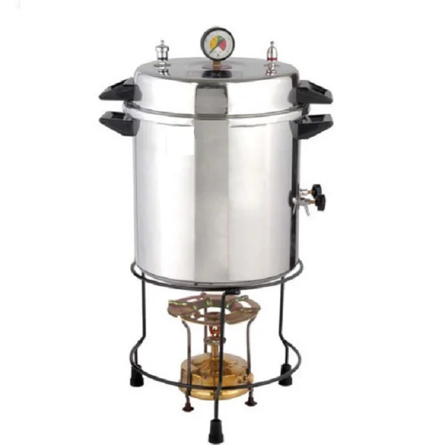 Non Electric Portable Autoclave 12x12 Inch Gas Operated Steam ...