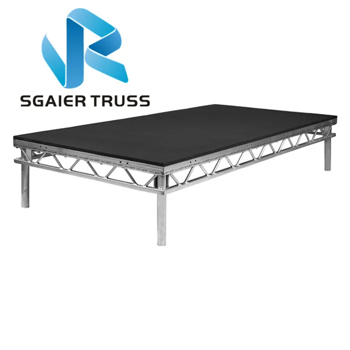 Truss Aluminum Stage Litedeck Prolyte Ld-84ft-s Litedeck Stage Unit 8 ...