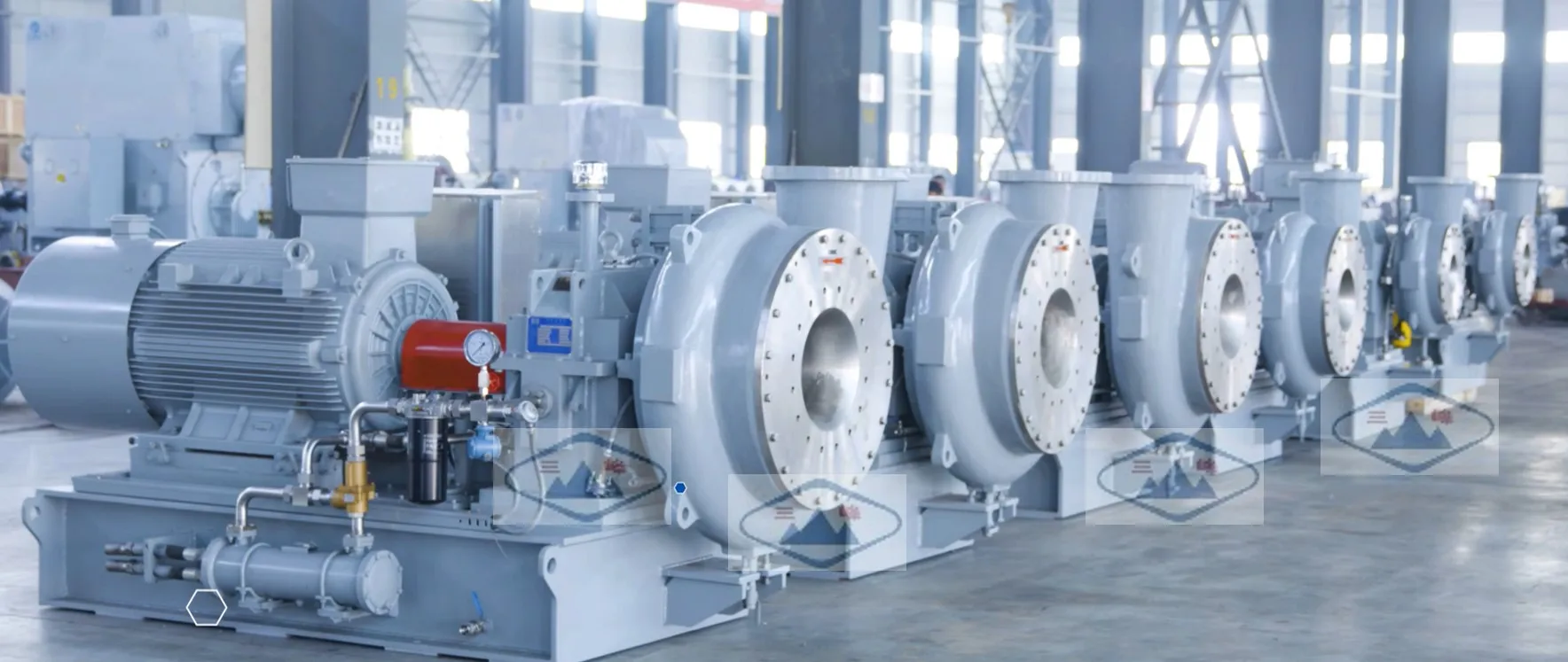 FGD oxidation blower single stage 40 - 160kPa for flue gas ...