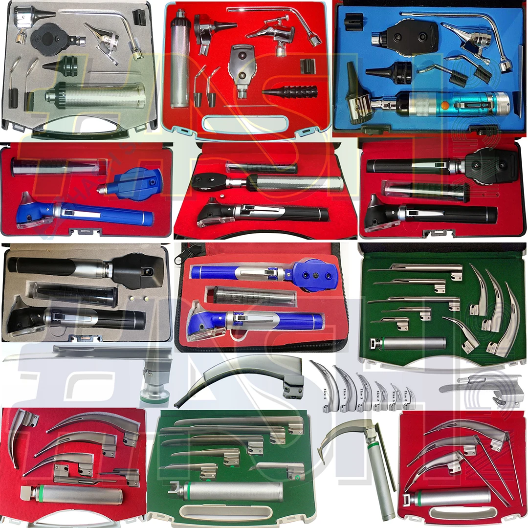 Ent Otoscope Opthalmoscope Nasal Larynx Diagnostic Set / Nasal Speculum ...