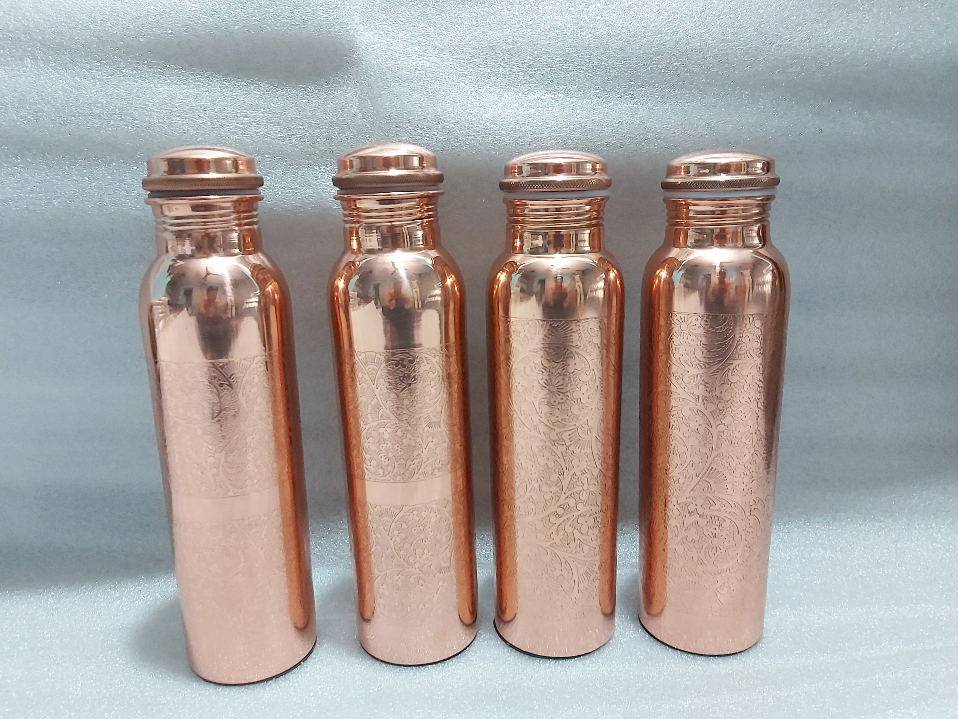 High Quality Pure Copper Water Bottles Available In Customize Finishing ...