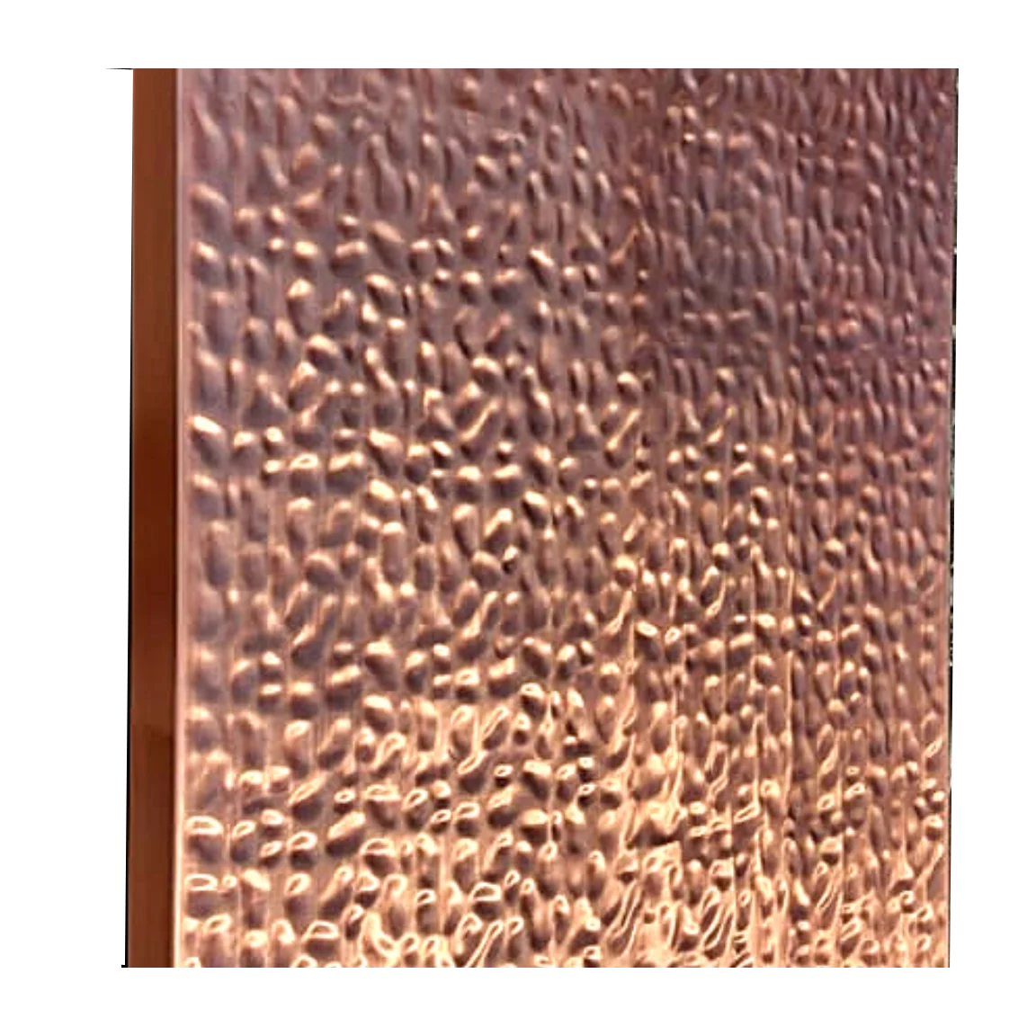 Hammered Copper Sheet Wall Cladding | Decorative Metal for Custom Home ...