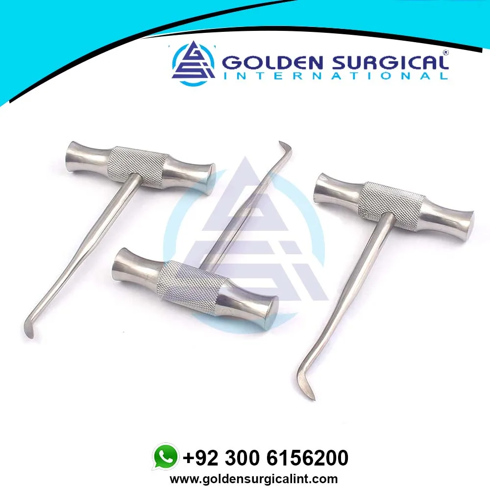 Stainless Steel Dental Root Elevators Set Of 3 Pieces | Dental Cross ...