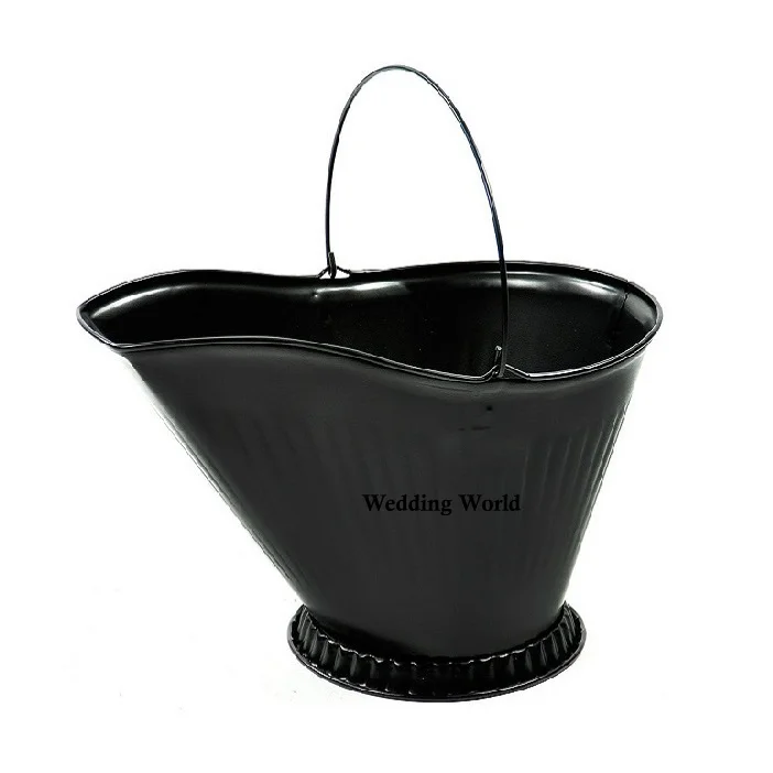 Kindling Bucket - Durable Metal Ash Bucket for Home & Garden