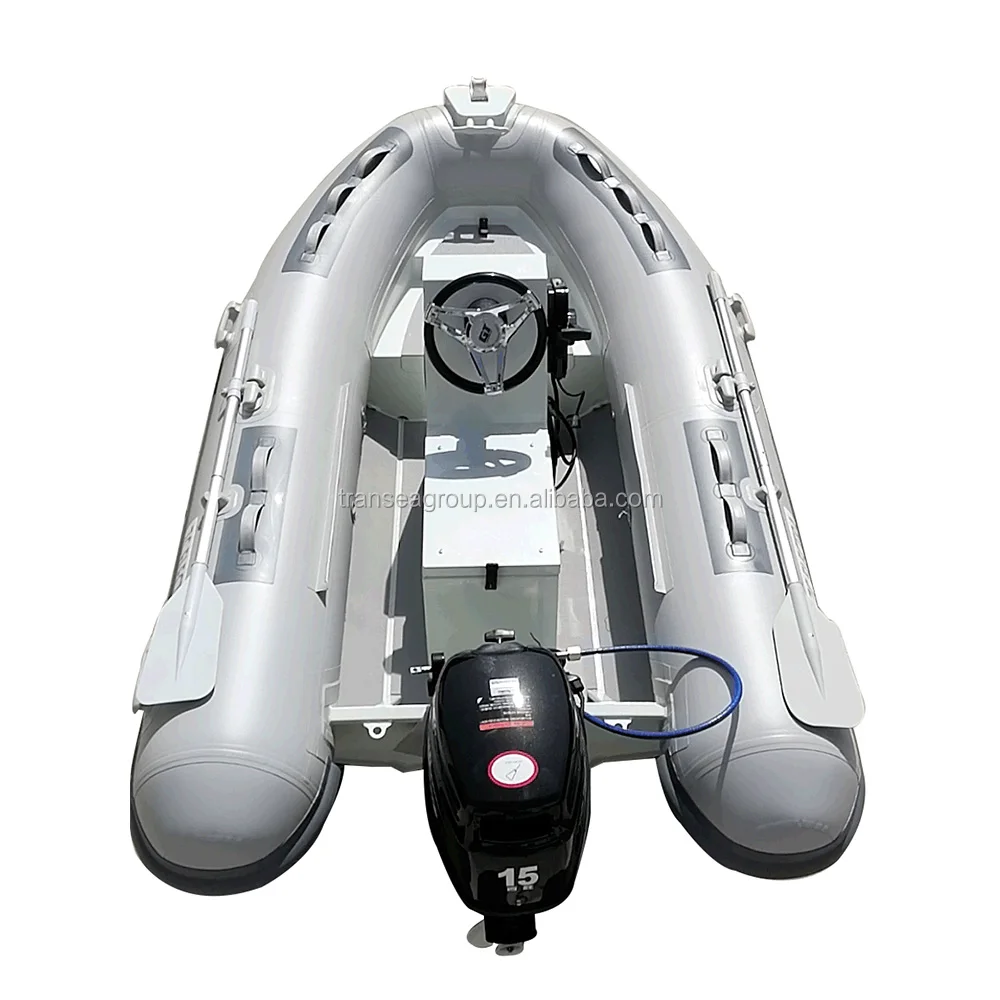 PVC Rib Boat 3 Meters with Motor - Inflatable Aluminum Hull