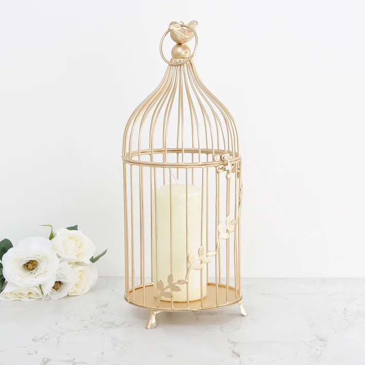 Antique Metal Bird Cage for Parrots Budgie Canary Pigeons Birds Cage ...