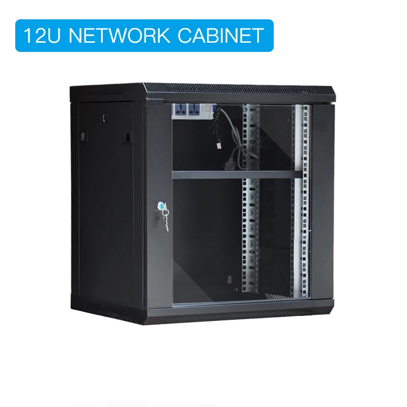 Lock Assemble Network Wall Mount Cabinet 6u 20u 19u 42u 9u Rack Server ...