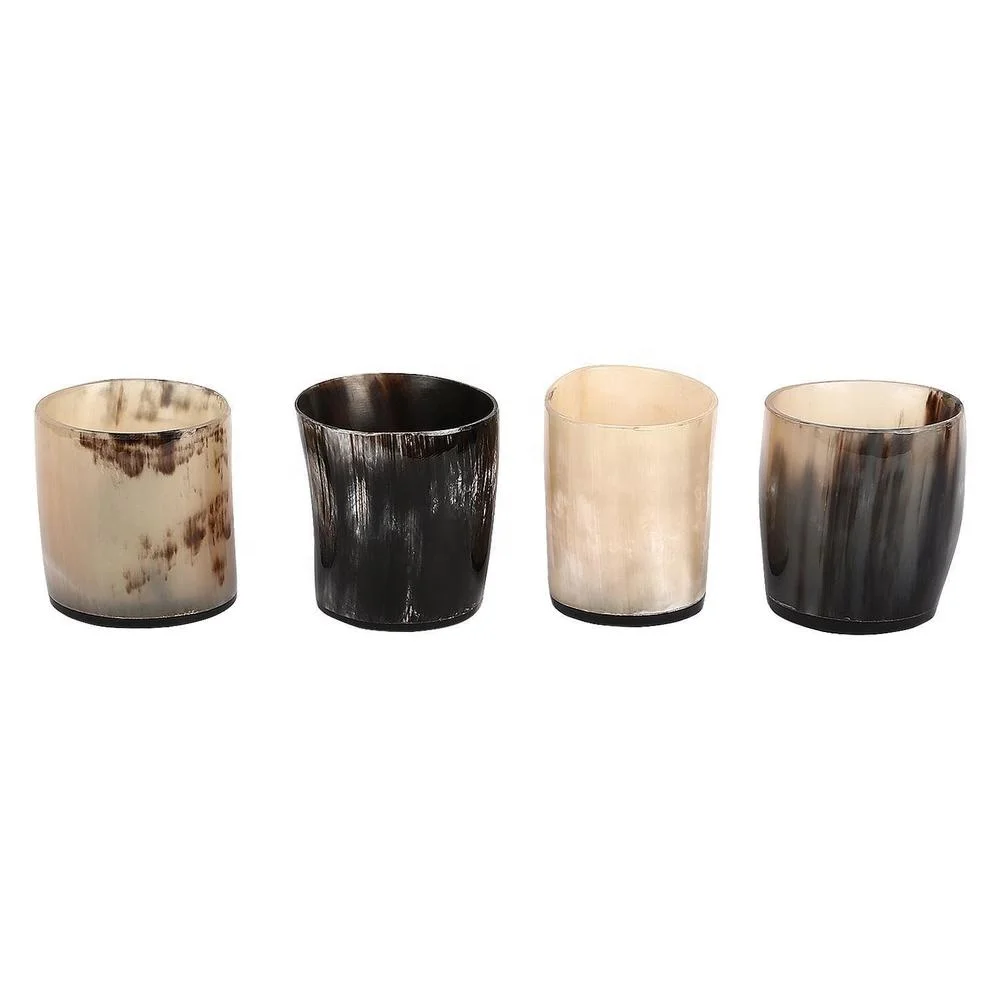 Natural Buffalo Horn Whiskey Shot Cup Or Glass Whisky Real Horn Vintage ...
