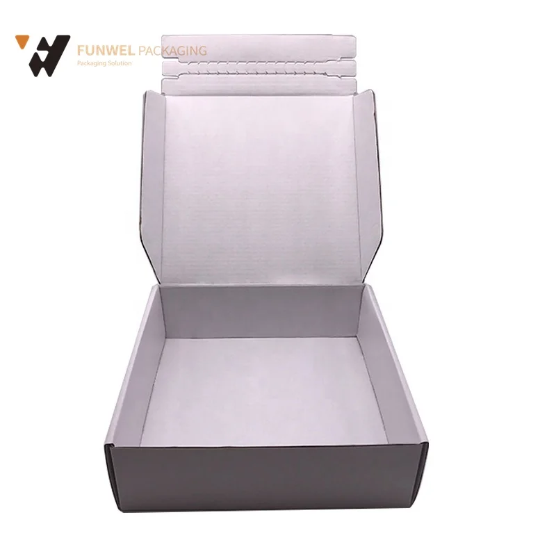 Zip Closure Tuck Box Cardboard Shipping Box Self Seal Mailer Box - Buy ...