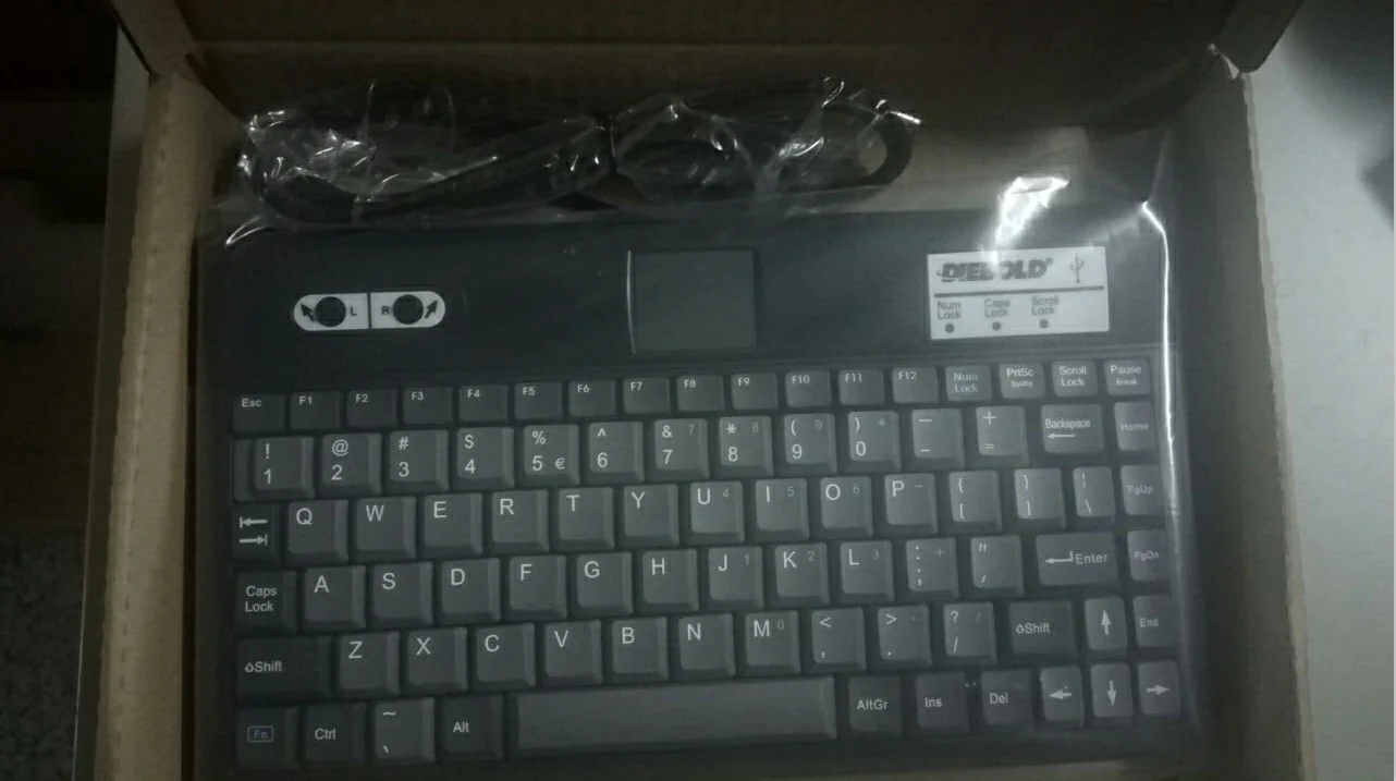 Diebold Opteva EPP Keyboard USB 49-221669-000A - Reliable ATM Access
