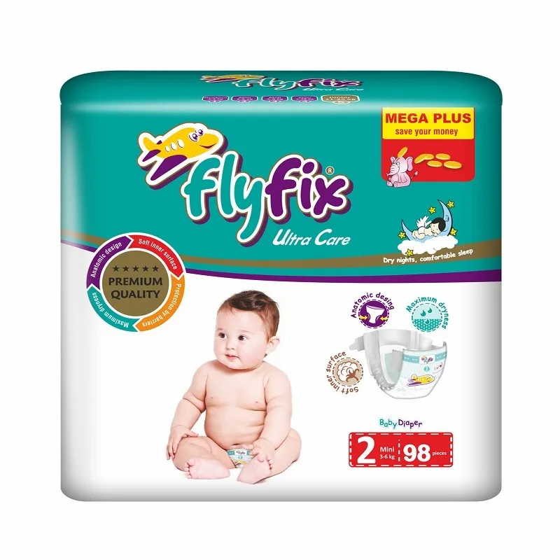 Baby Diapers Flyfix Premium Quality from Turkey Mega Plus Series