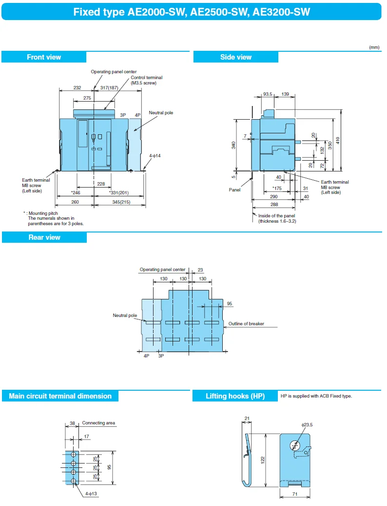 Mitsubishi ACB Air Circuit Breakers - Reliable Performance