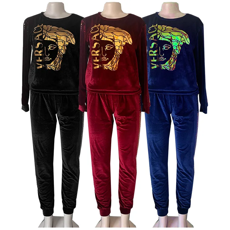2021 Turkey Style Women Branded Tracksuits Letter Pattern African ...