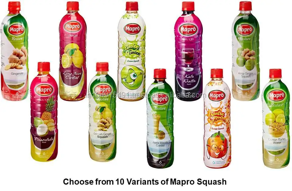 Mapro Crush Squash Syrup Drink Liquid Concentrate Juice Sharbat, View ...